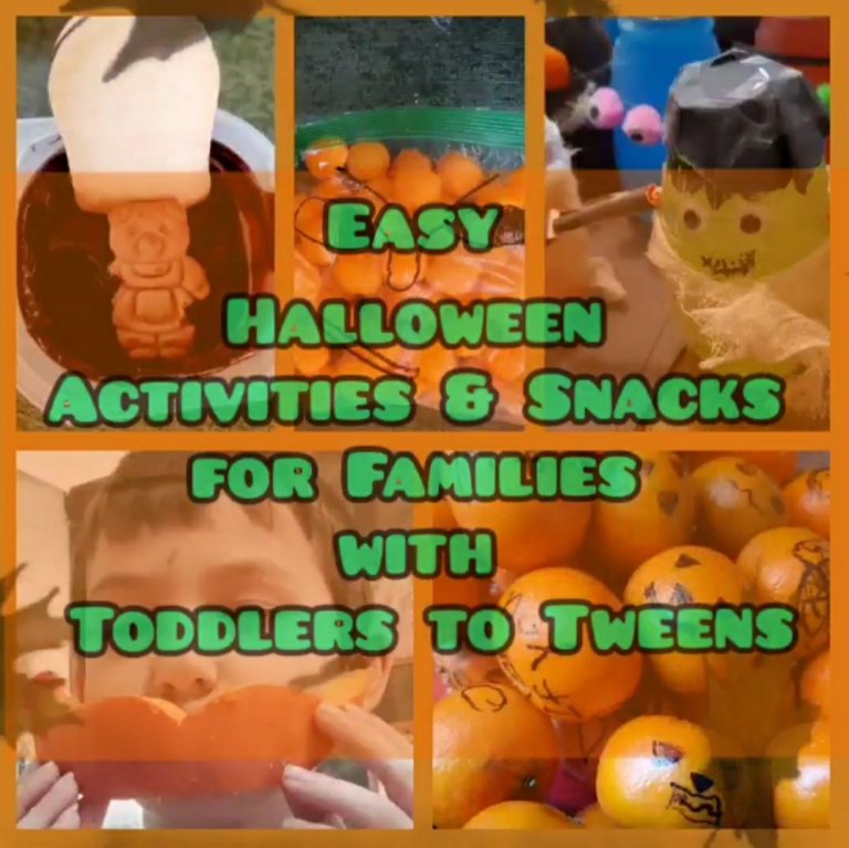 Easy Halloween Activities & Snacks for Families with Toddlers to Tweens ...